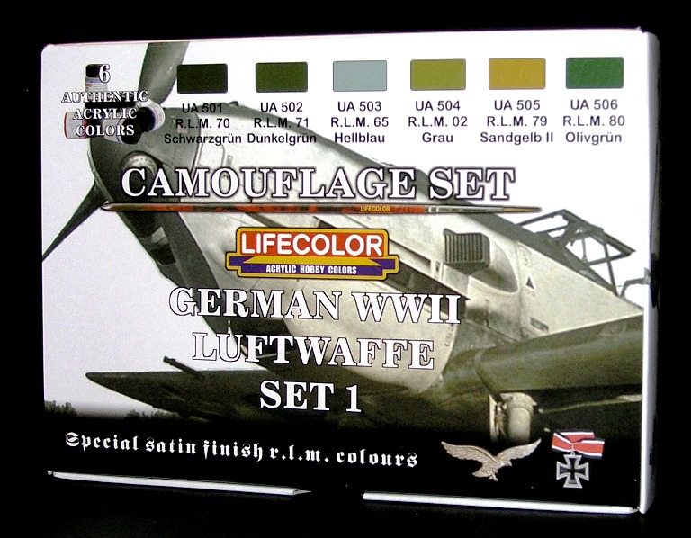 Lifecolor German WWII Luftwaffe Set 1 (CS-06) - Scale Modelling Now