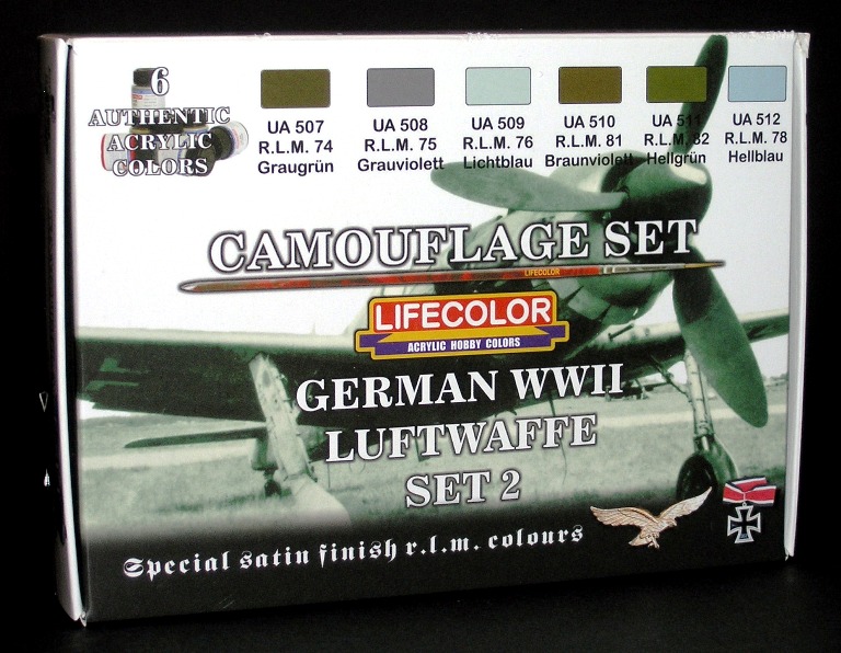 Lifecolor German WWII Luftwaffe Set 2 (CS-07) - Scale Modelling Now