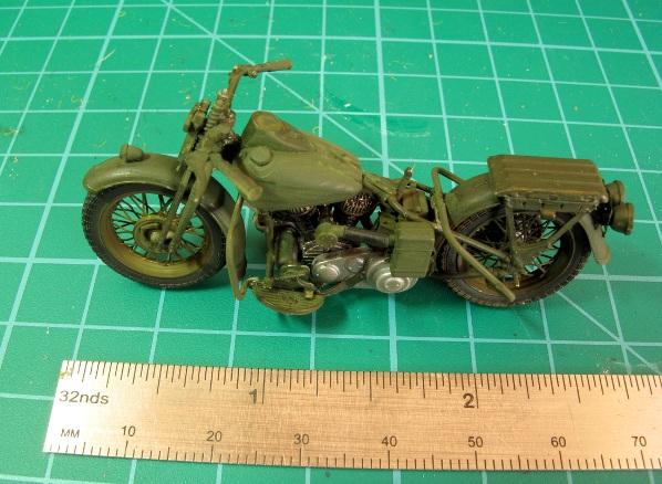 23.BN-Ar-MiniArt-WWII U.S. Motorcycle WLA 1.35 scale - Part 2 - Scale Modelling Now