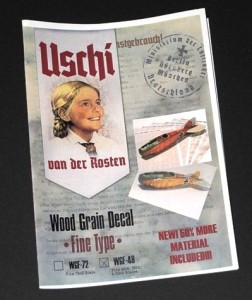 Uschi van der Rosten Wood Grain Decal - Scale Modelling Now