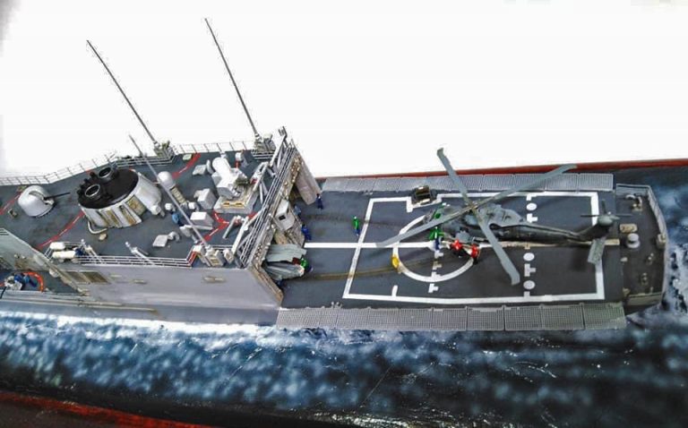 6 SG-Ma-USS Thach FFG-43 OH Perry Class Frigate by Ian Ruscoe - Scale ...
