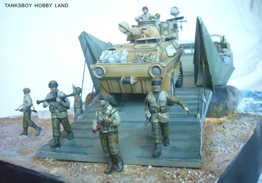 11 BN.FN-Ma.Ar-scratchbuild-LCAC and Armoured Car 1.35 - Scale ...
