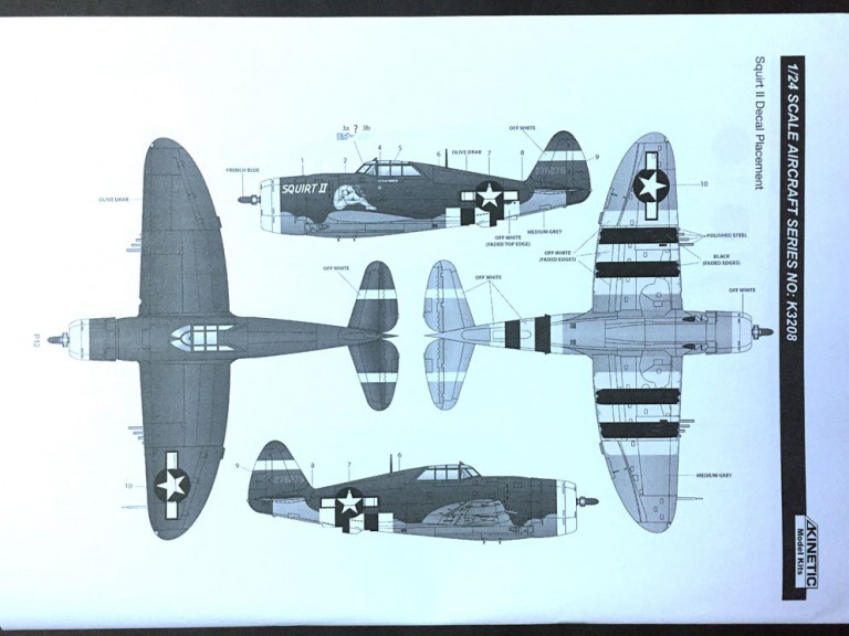Kinetic Republic P-47D Thunderbolt “Razorback” 1:24 - Page 2 of 2 ...