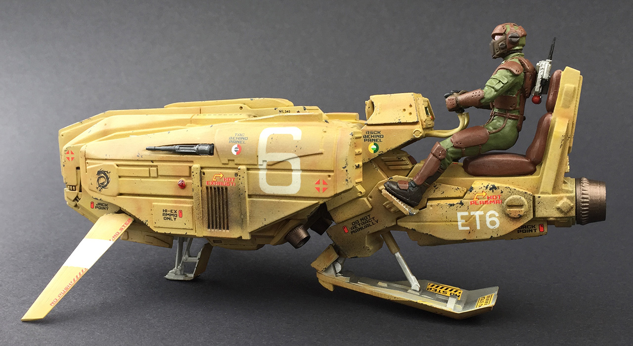 orca-hover-bike-wild-house-models - Scale Modelling Now