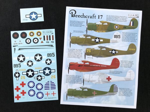 Iliad Design Decals - Beechcraft 17 1:48 - Scale Modelling Now