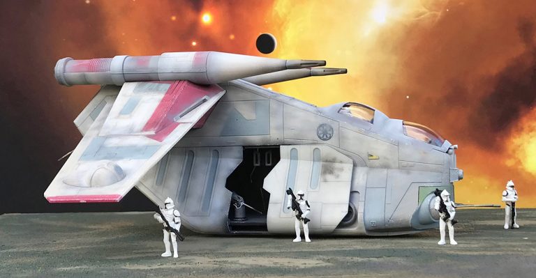 republic-gunship-star-wars - Scale Modelling Now