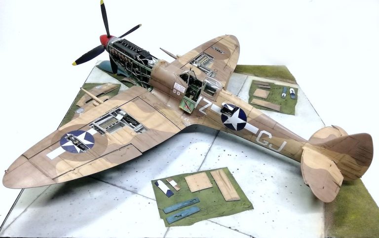 1 SG-Ac-Supermarine Spitfire Mk.IXc USAAF, Italy 1943 by Ian Ruscoe ...