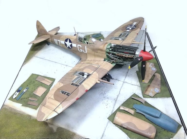 3 SG-Ac-Supermarine Spitfire Mk.IXc USAAF, Italy 1943 by Ian Ruscoe ...